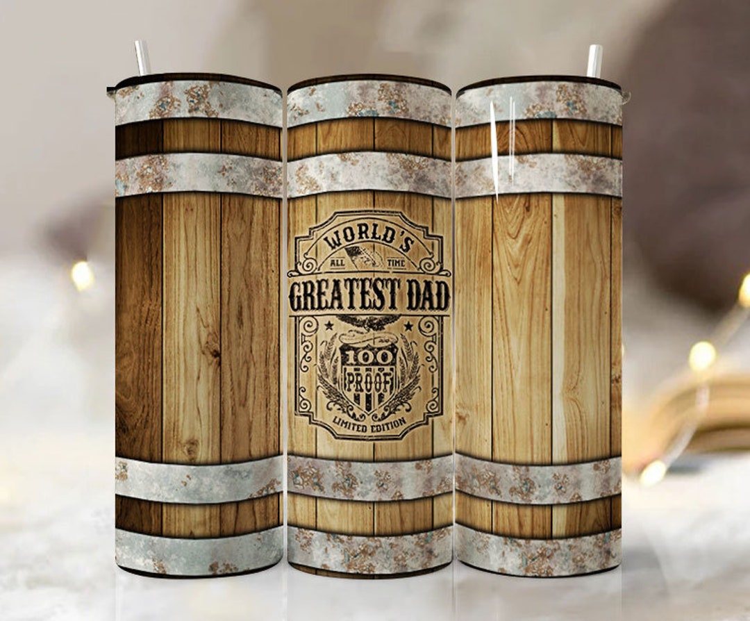 Father's Day Tumbler Wrap Wood Tumbler Wrap 20oz Skinny - Etsy