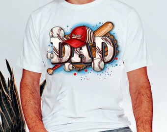 Baseball Dad PNG, Dad Shirt Design, Gift for Dad, Digital Download ...