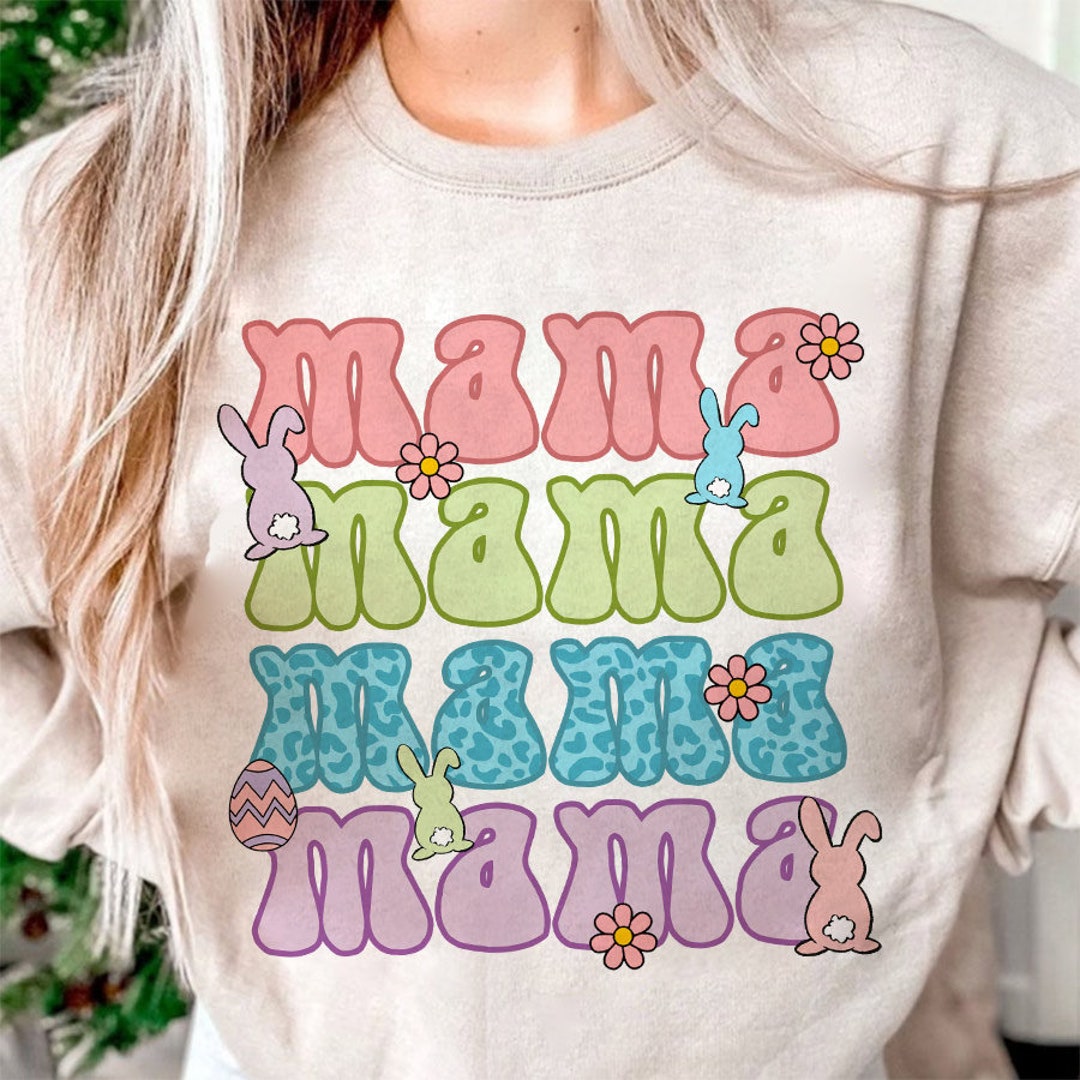 Easter Mama Bunny Bunny Retro Sublimation Vintage Cheetah Easter,happy ...