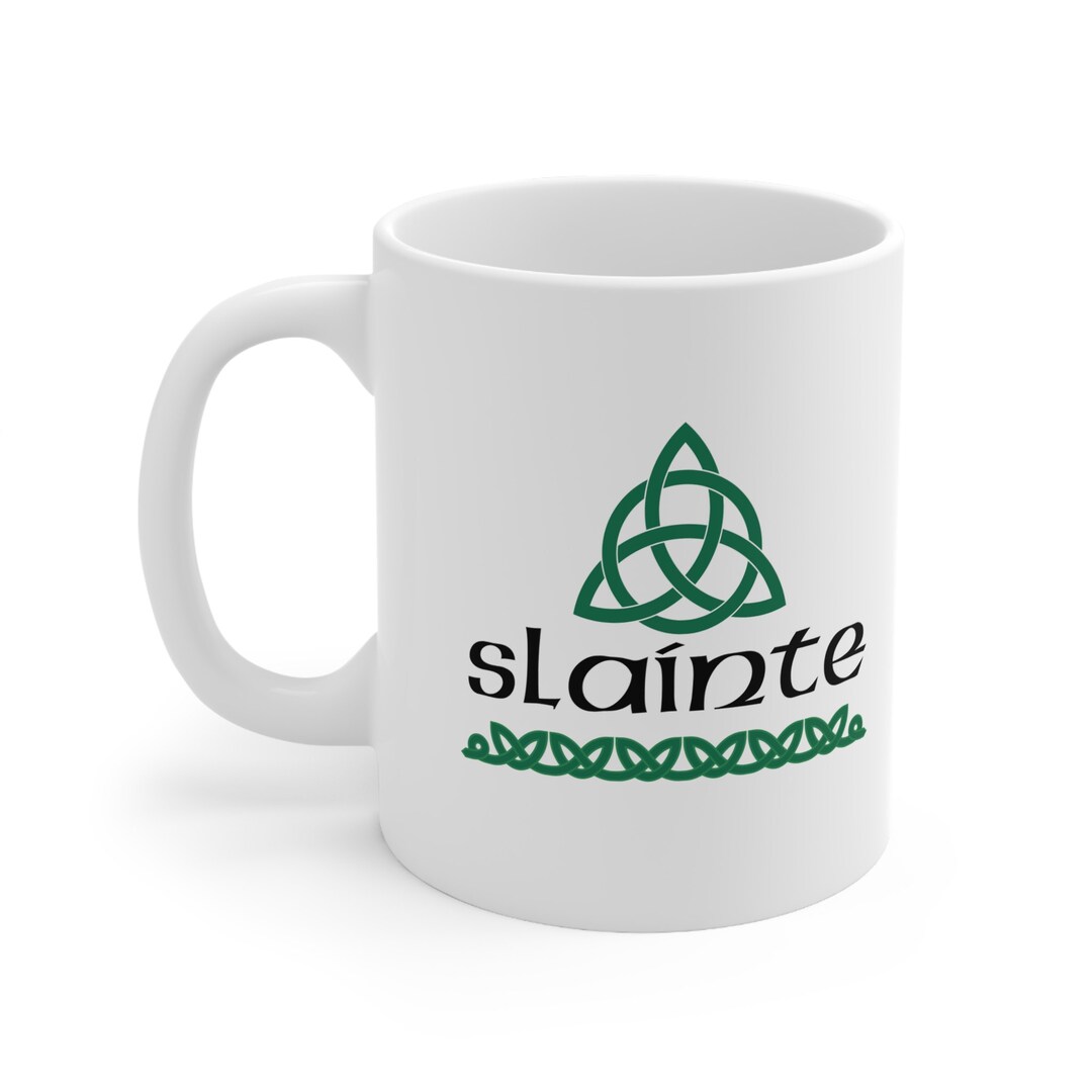 Slainte Irish Knot Mug - Etsy