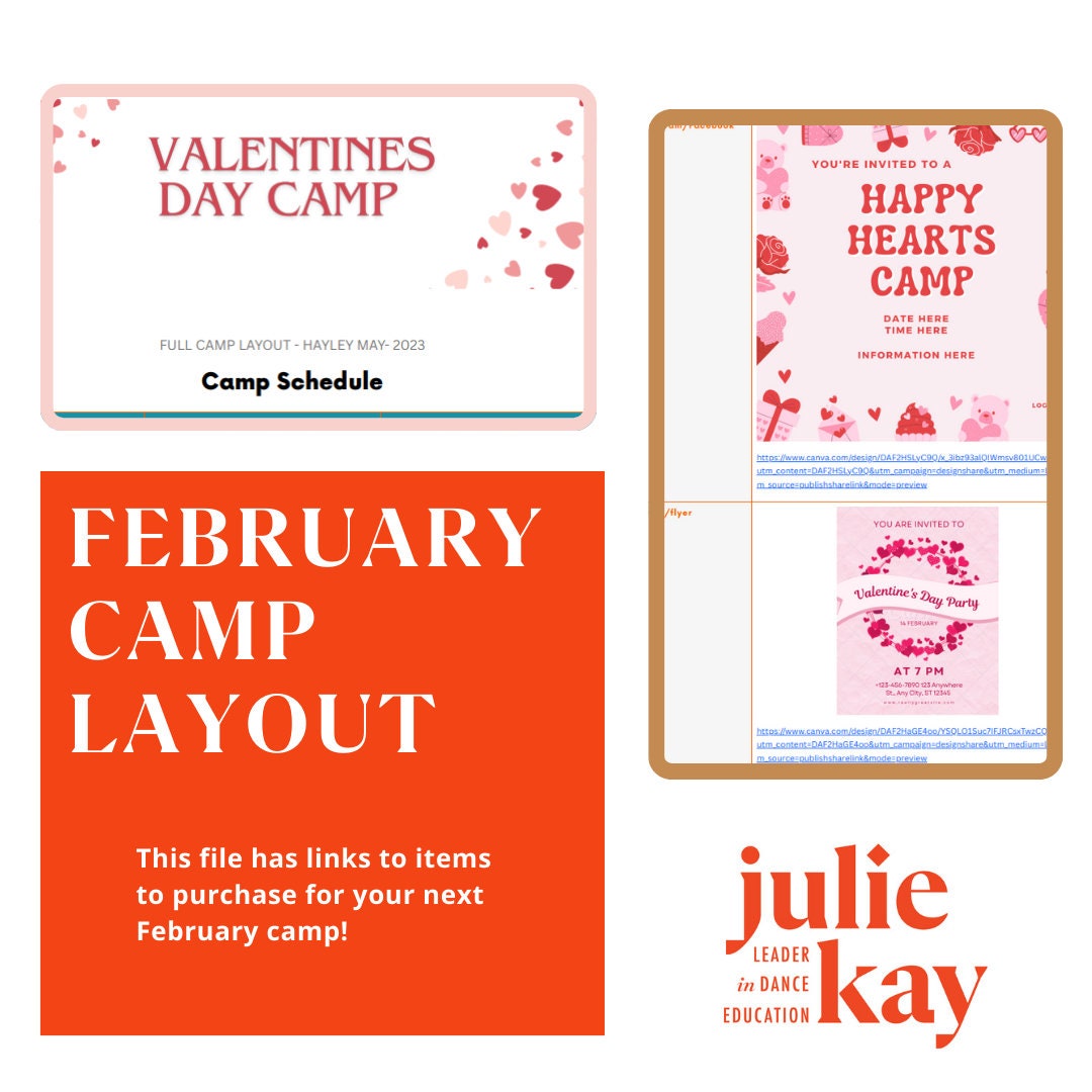 February Pop up Camp Content - Etsy