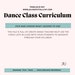 Curriculum Variety Pack- Dance Class Lesson Ideas- Syllabus Checklist ...