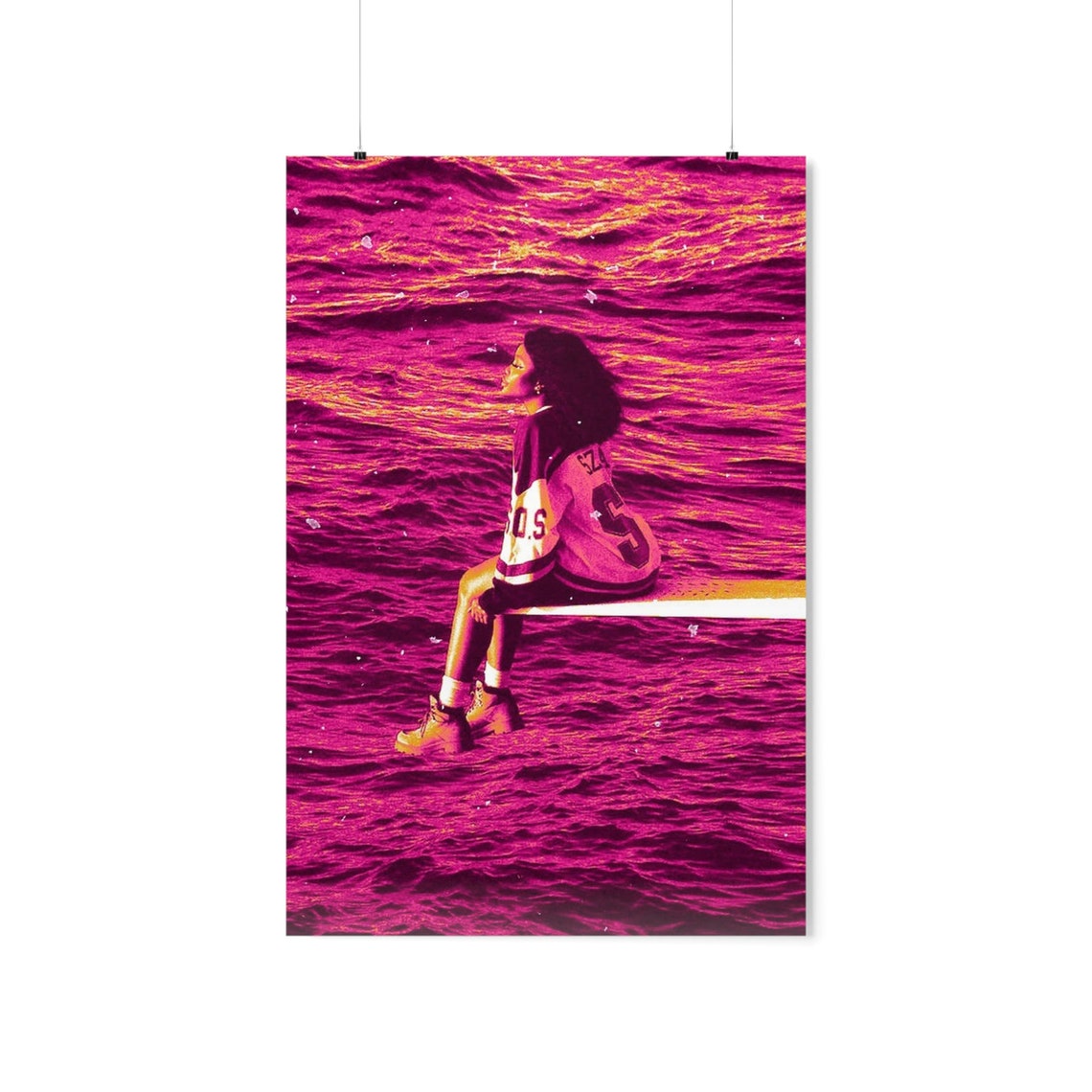 SZA SZA Poster SOS Album Cover Poster Canvas Music Poster Wall Art Edit ...