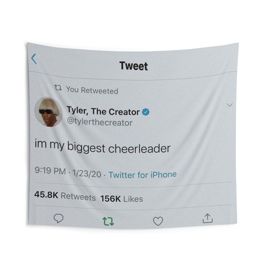 Tyler, the Creator Tweet, Indoor Wall Tapestries, Home Decor, Room ...