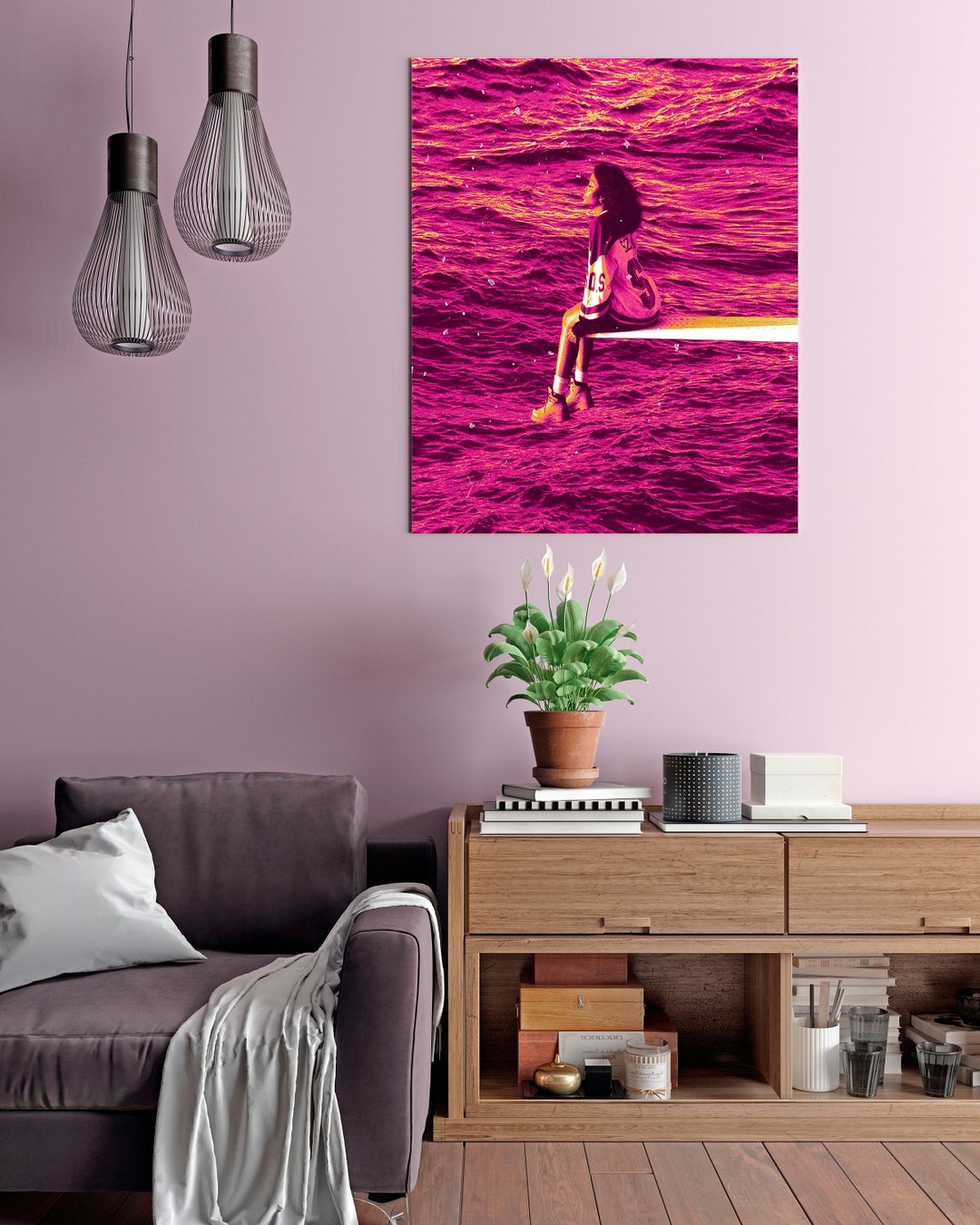 SZA SZA Poster SOS Album Cover Poster Canvas Music Poster Wall Art Edit ...