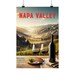 Napa Valley California Travel Poster, California Wine Poster, Napa ...