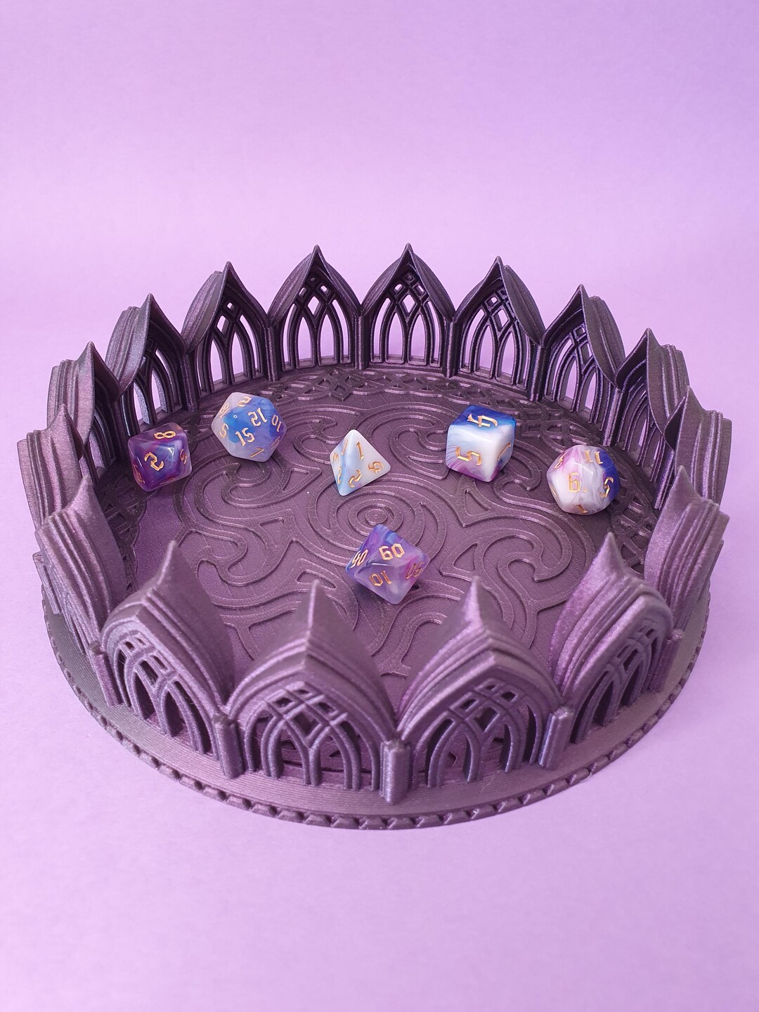 Eldar Sanctum Dice Tray – Gothic Cathedral Catchall for Dice, Jewellery ...
