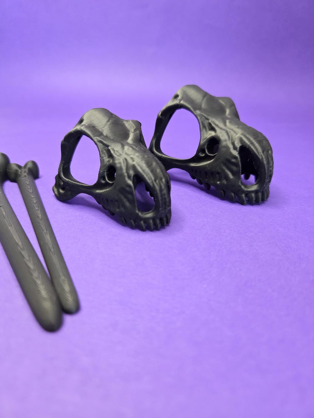 Buy Dino Skull Hair Pin: Gothic Alt Hair Accessory - 3D Printed Online ...
