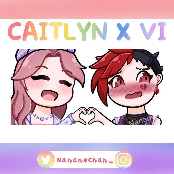 League of Legends Caitlyn Twitch Emotes - Etsy Hong Kong