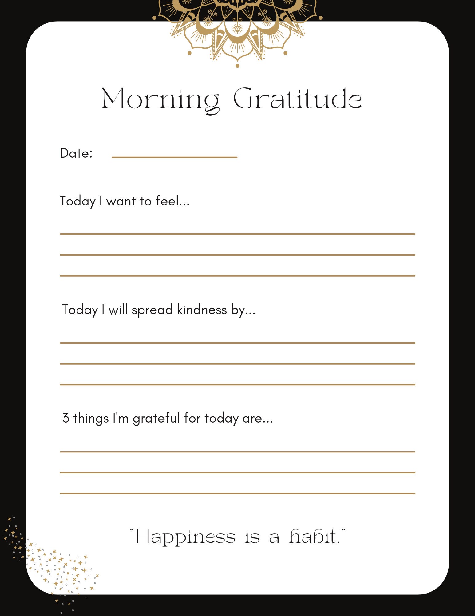 Printable Gratitude Journal Pages - Etsy
