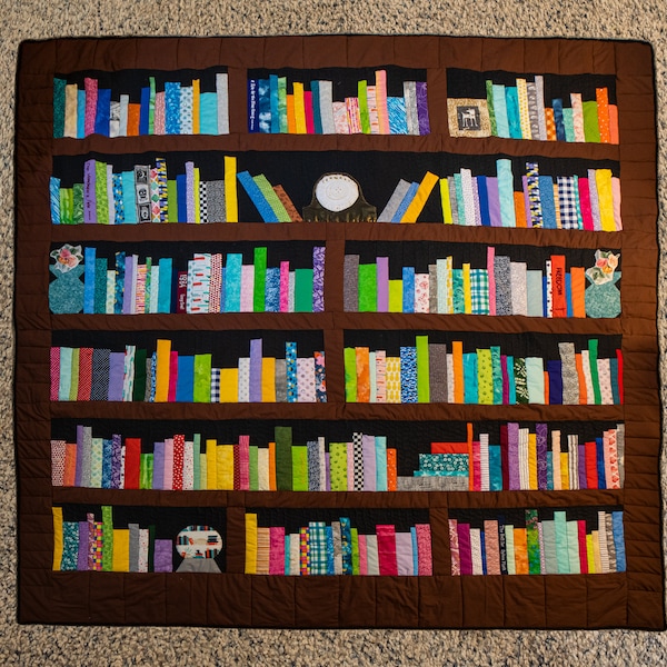 Bookshelf Quilt Pattern - Etsy