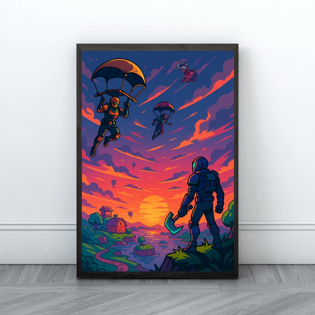 Battle Royale Victory Poster, Gaming Room Decor (digital Download) - Etsy