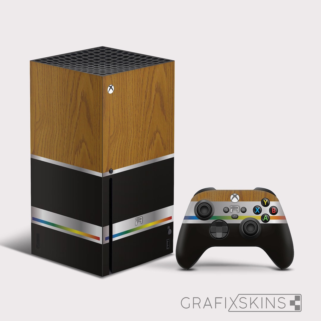 Retro Woody Grafixskins.co.uk Console Skin to Fit XBOX Series X sticker ...