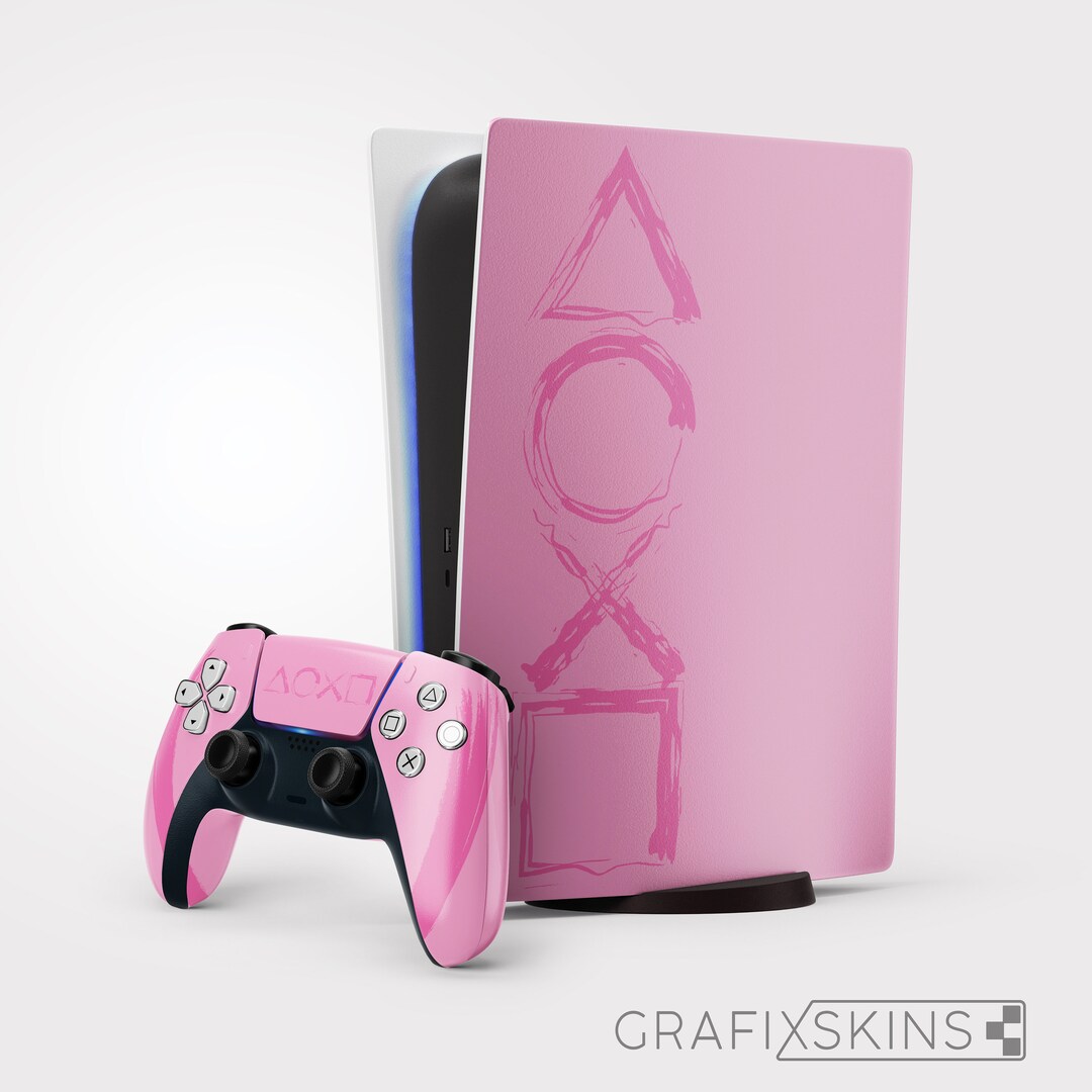 Perfect Pink - Grafixskins.co.uk Console Skin to Fit Playstation 5 PS5 ...