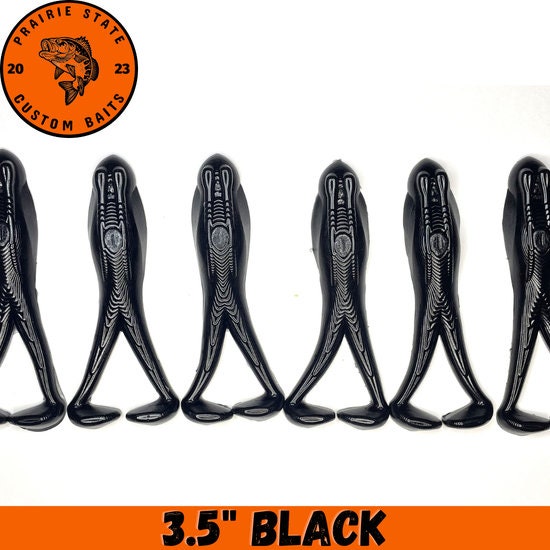 3.5 Black Soft Plastic Frog - Etsy