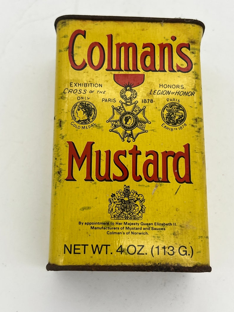 Colmans Mustard Tin ( FULL ) - Etsy