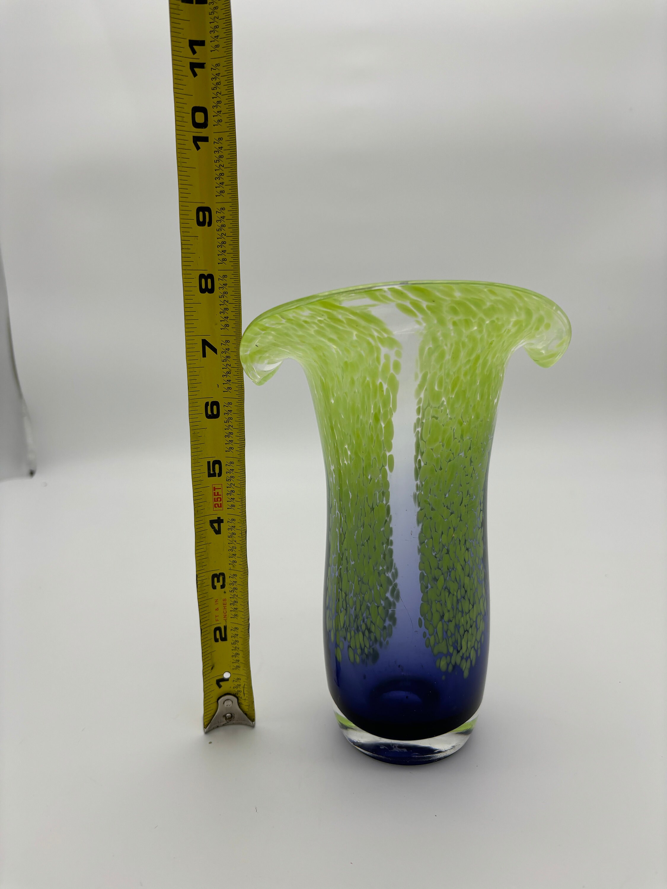 Vintage Teleflora Blown Glass Vase - Etsy
