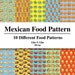 Mexican Food Seamless Pattern - Etsy