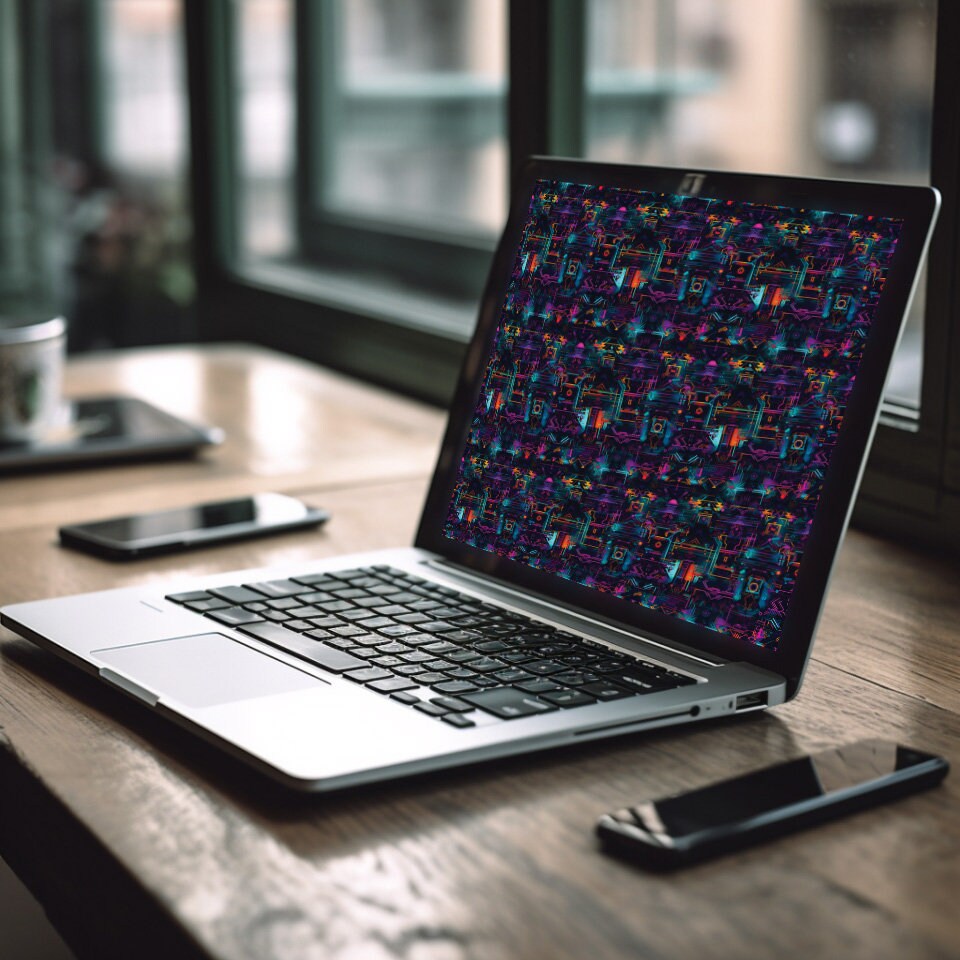 Cyberpunk Motherboard Seamless Pattern - Etsy