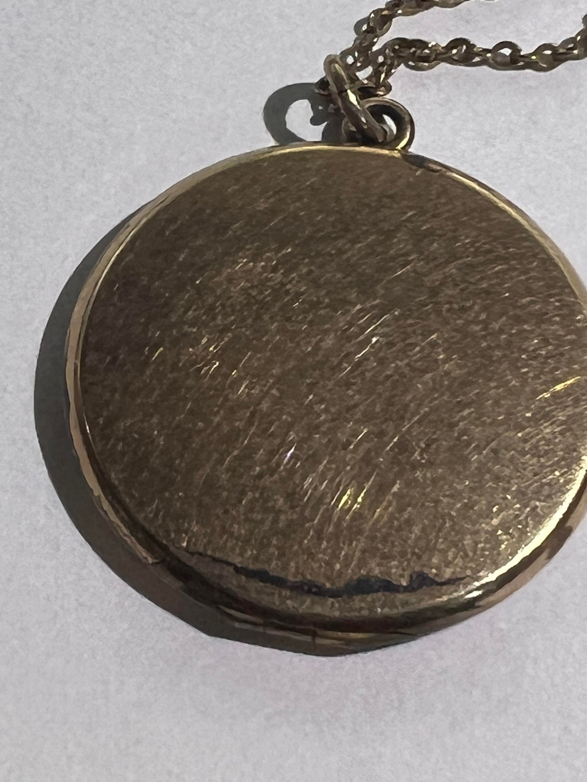 Vintage Gold Plated Picture Locket - Etsy