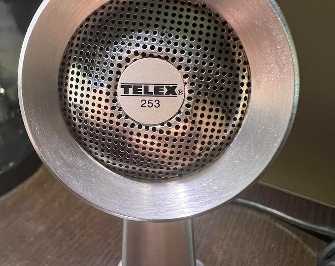 1950's Telex 253 Crystal Push-to-talk Microphone - Etsy