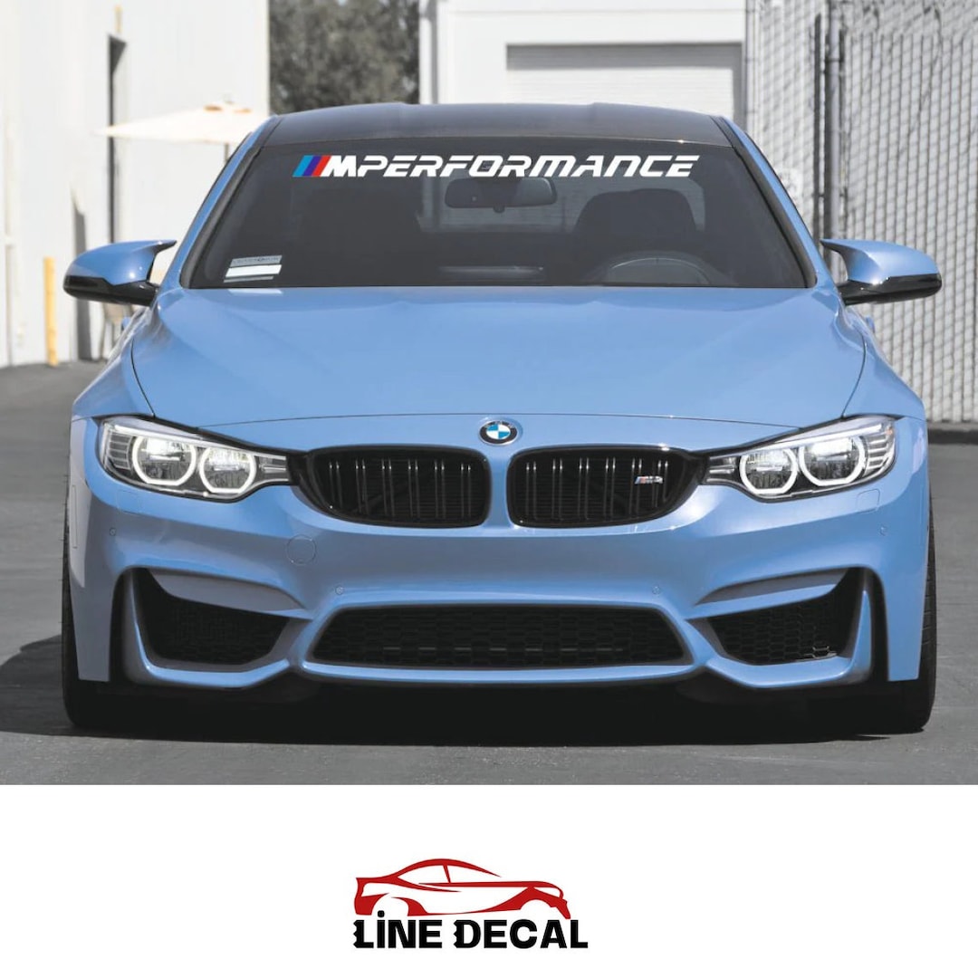 Bmw M Performance Windscreen Stickers for a Sporty Look - Etsy