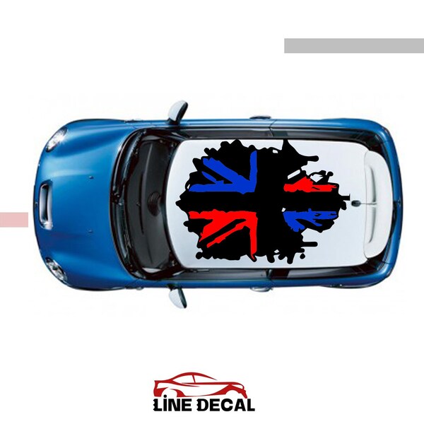Union Jack Car Roof Decal - Etsy