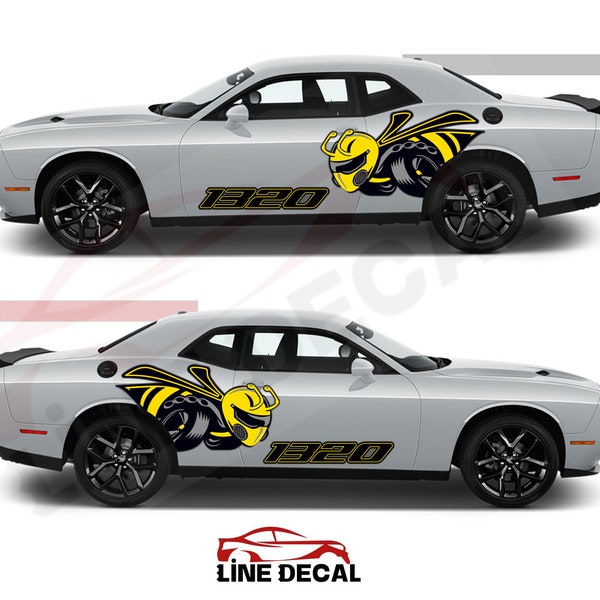 Dodge Challenger 1320 Decals - Etsy Dodge Challenger 1320 Decals - Etsy