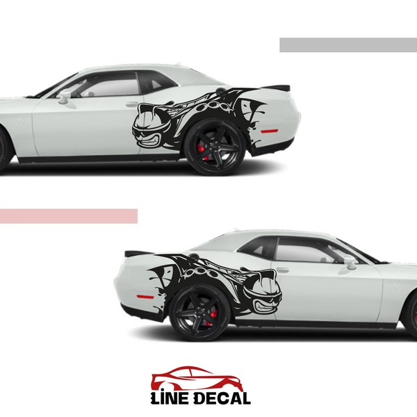 Dodge Challenger Decals - Etsy