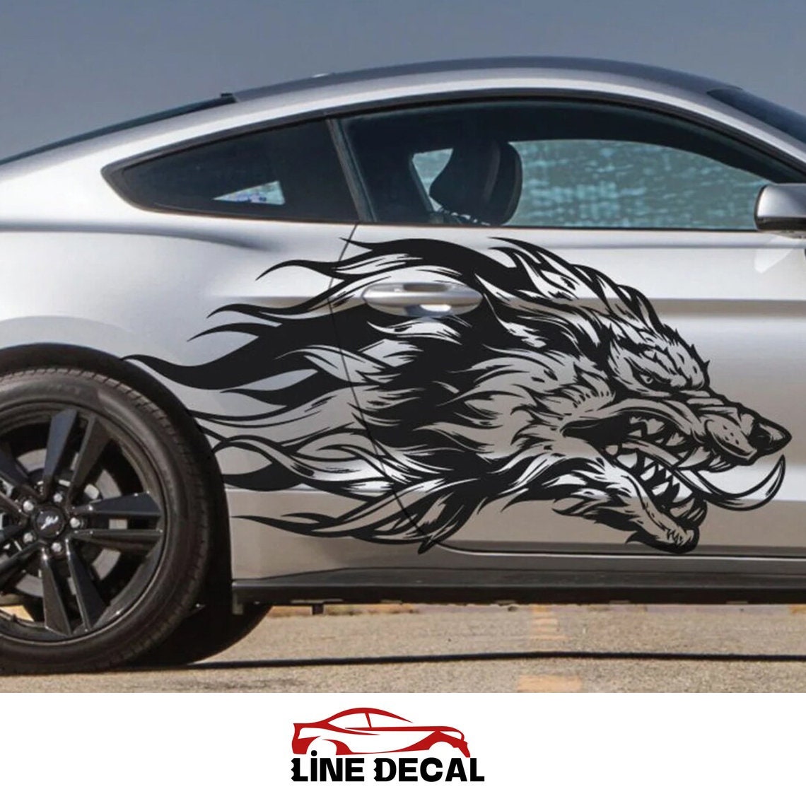 Wolf Coyote Graphic Truck Bed Decal sold by Presiding-Larine | SKU ...