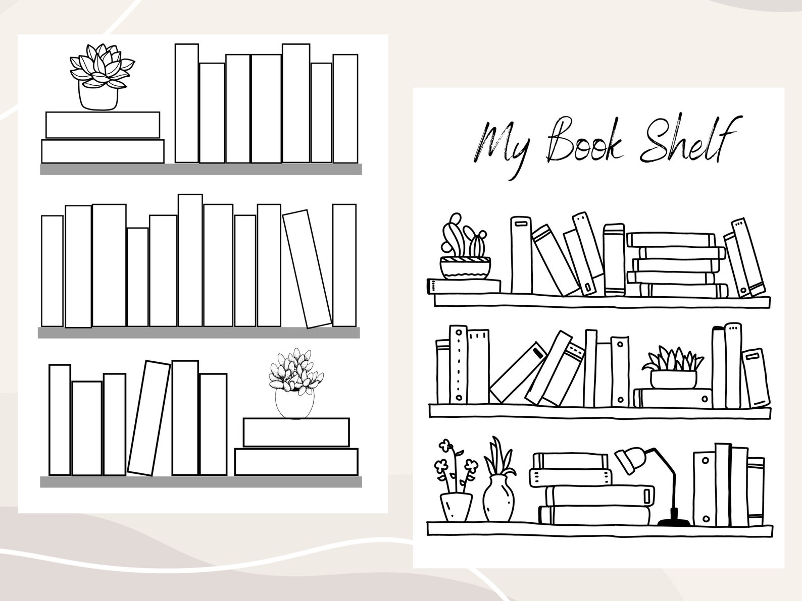 Printable Reading Journal, Reading Log, Book Tracker, Printable Book ...