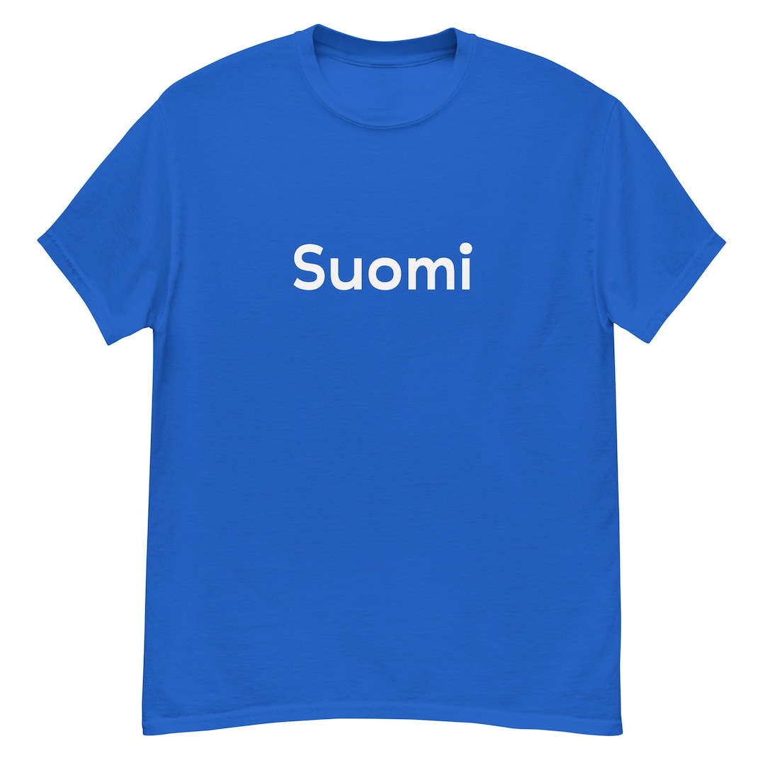 Suomi Sport Unisex Shirt Finnish T-shirt Summer Finland Souvenir Tshirt ...