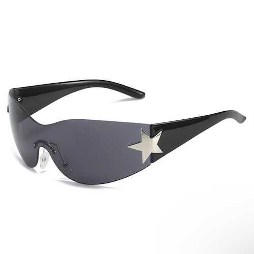 Handmade Y2k One Piece Five Pointed Star Sunglasses Etsy