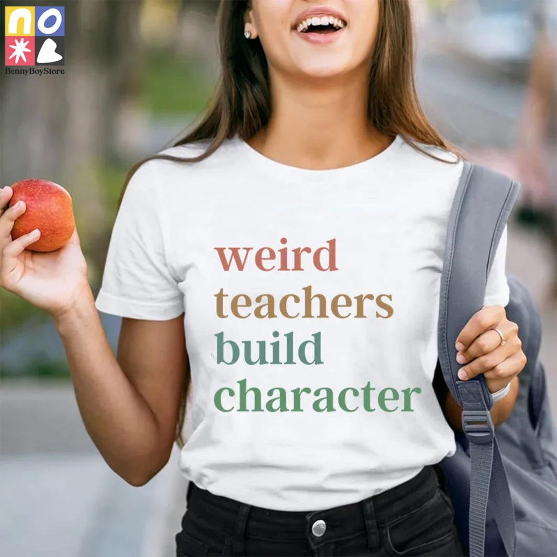 Weird Teachers Build Character Teacher Vintage T-shirt, Teacherlife ...