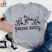Taking Notes Stickman Music Teacher Vintage T-shirt, Teacher Shirt ...