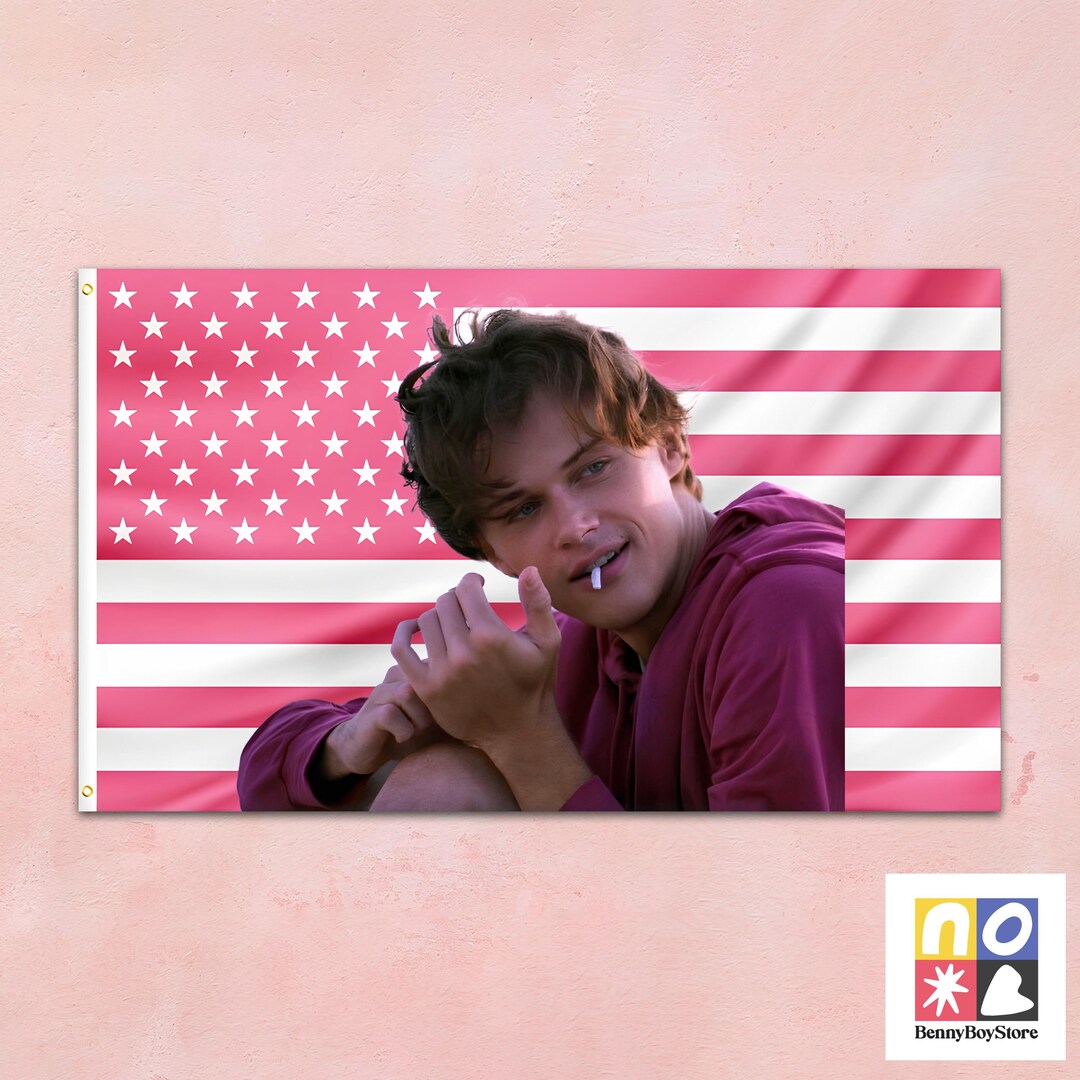 Conrad Fisher Pink Flag Tapestry – Smoking Summer I Turned Pretty ...