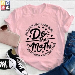Do the Math Retro Teacher Vintage T-shirt, Teacherlife Shirt, Teacher ...