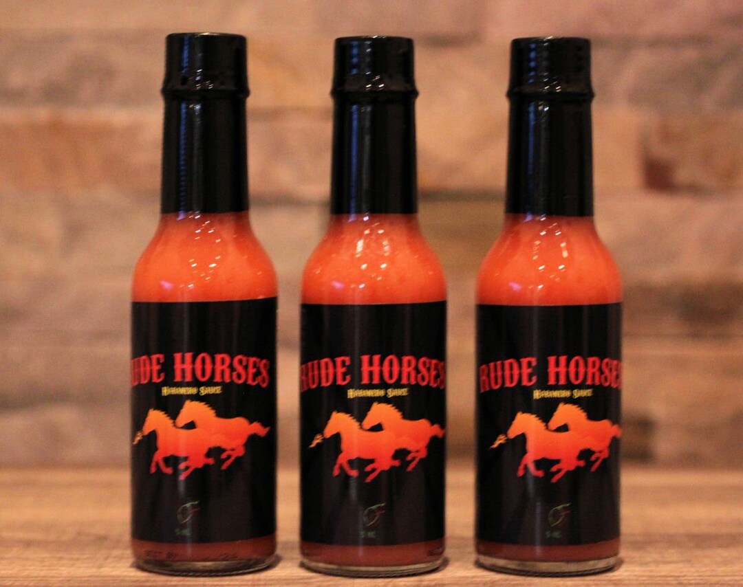 3-pack, Rude Horses Habanero Sauce - Etsy
