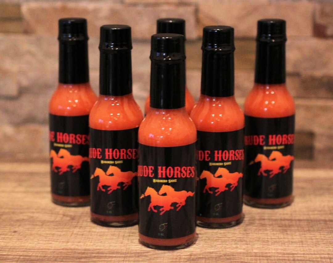 6-pack, Rude Horses Habanero Sauce - Etsy