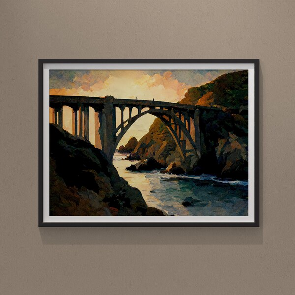 Bridge Print - Etsy