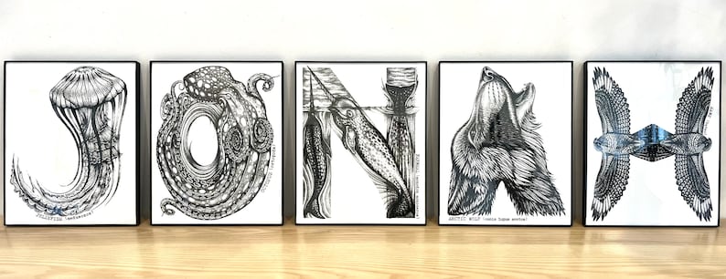 Letter M Single Letter Print - Etsy