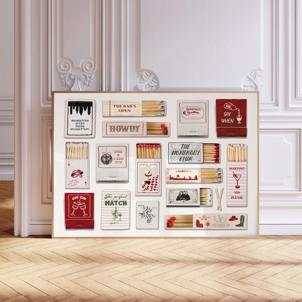 Matchbox Poster - Etsy UK