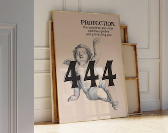 Angel Numbers Digital Poster | Digital Download | Customizable Files - Etsy