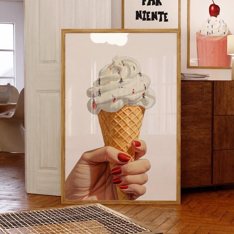 Ice Cream Poster - Etsy
