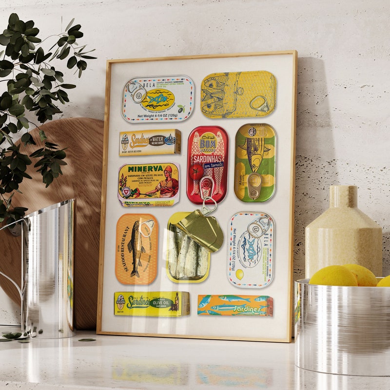 Vintage Fish Poster - Etsy