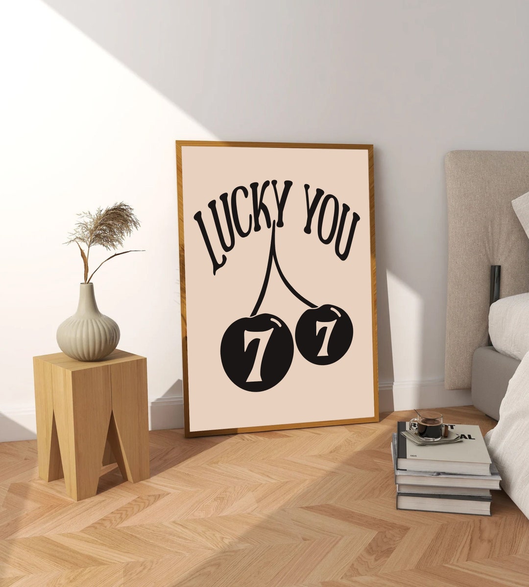 Angel Number Print Lucky You 777 Poster Preppy Room Decor - Etsy