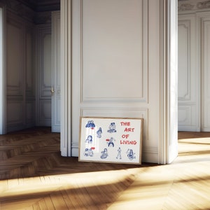 Exhibition French Poster Aesthetic Horizontal Home Wall Decor Art ...