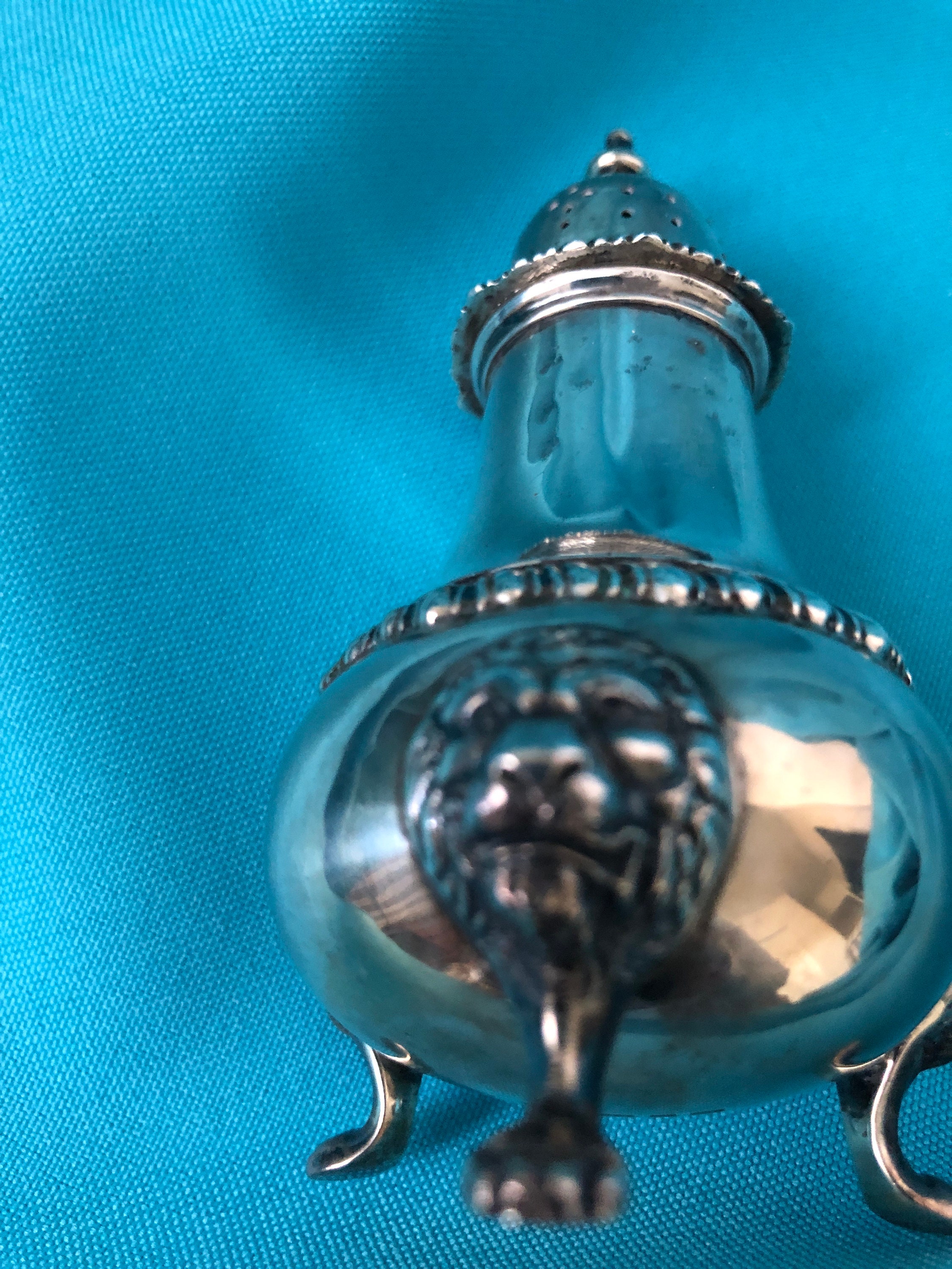 Vintage/antique Victorian Salt Shaker Sterling Silver Hallmarked - Etsy