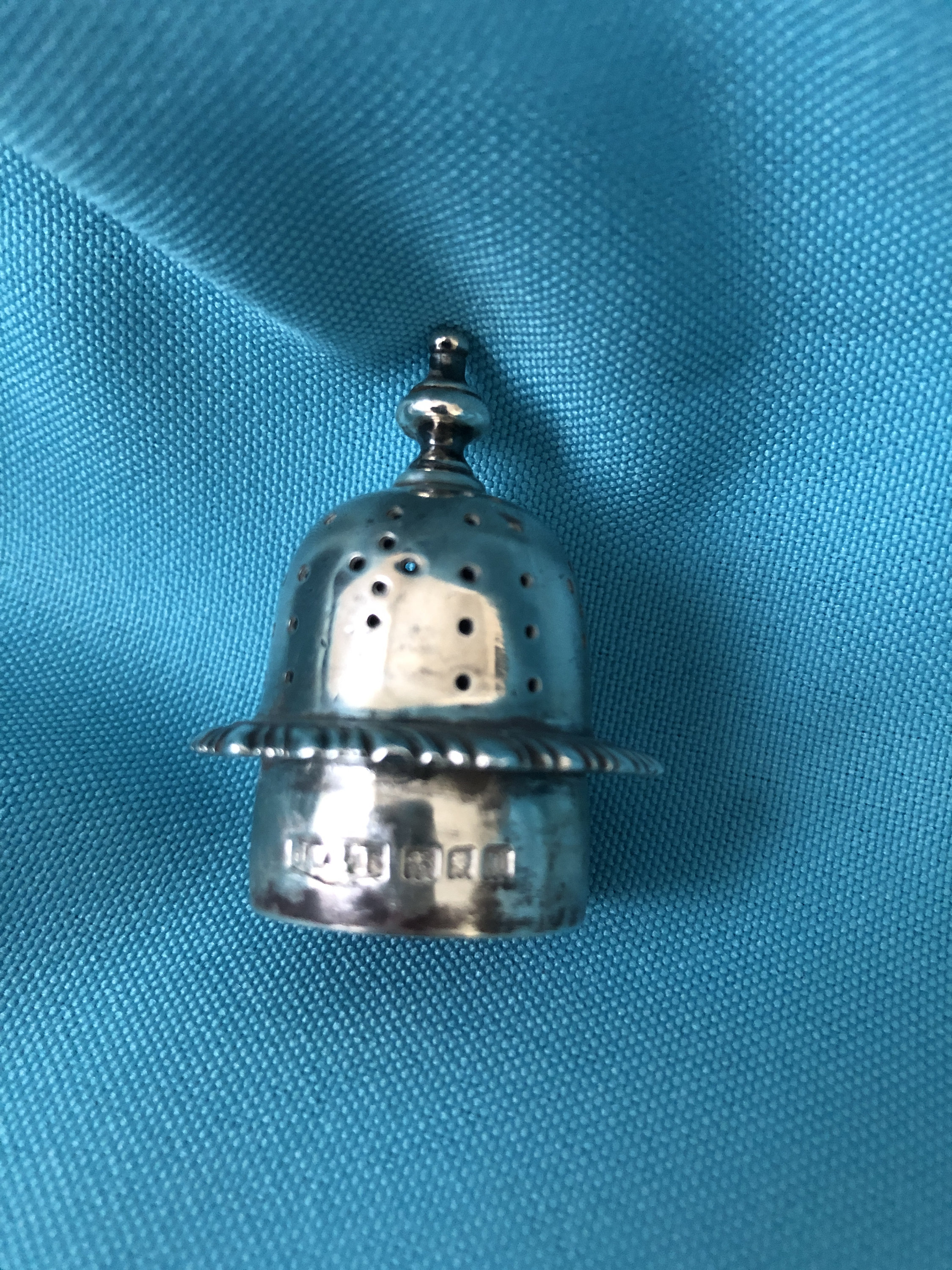 Vintage/antique Victorian Salt Shaker Sterling Silver Hallmarked - Etsy