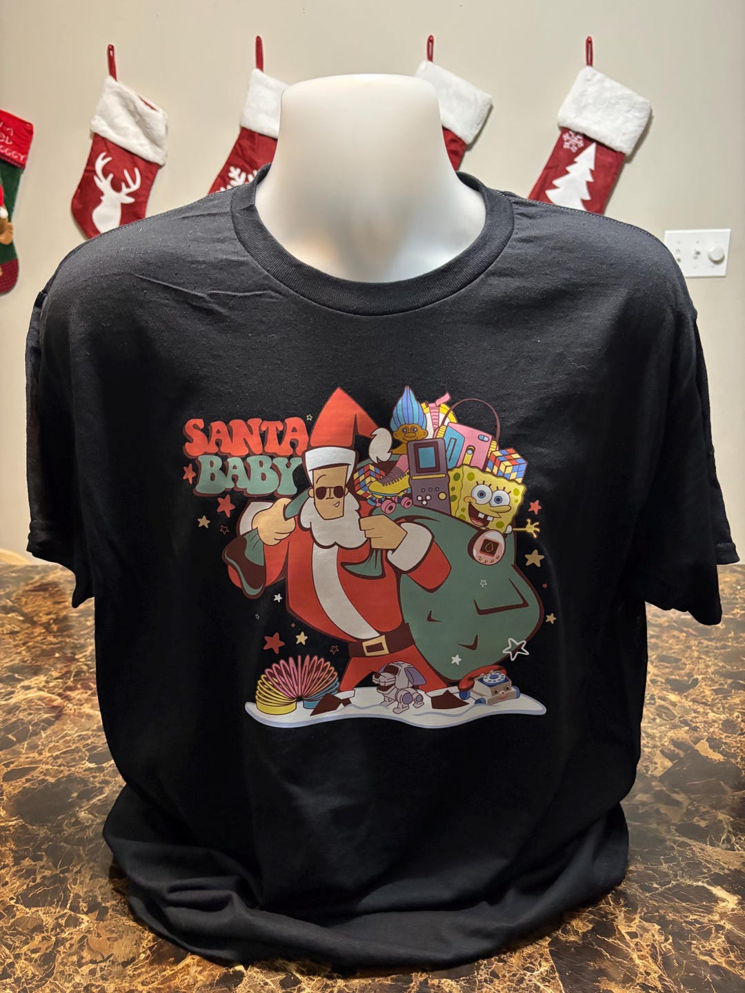 Johnny Bravo and Spongebob Christmas - Etsy